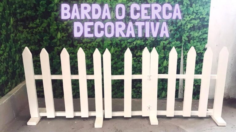 Cómo Hacer una Cerca para Jardín con Material Reciclado: Guía Paso a ...